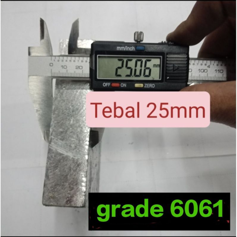 Jual Plat Aluminium 15mm x 200mm x 200mm (6061) | Shopee Indonesia