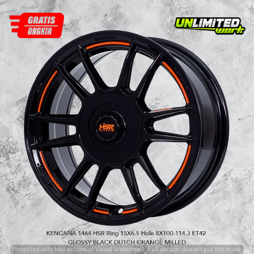 Jual Velg Racing New Model By HSR WHEEL R15 Untuk Mobil Avanza Xenia Pcd 4X100-114,3 Tipe ...