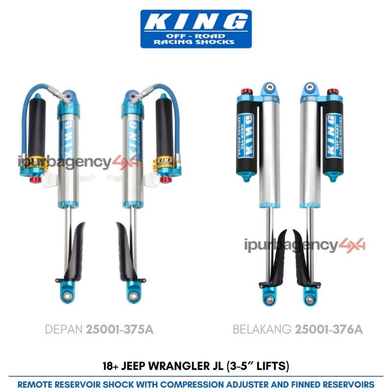 Jual King shocks 2.5 Remote Reservoir with Compression Adjuster and ...