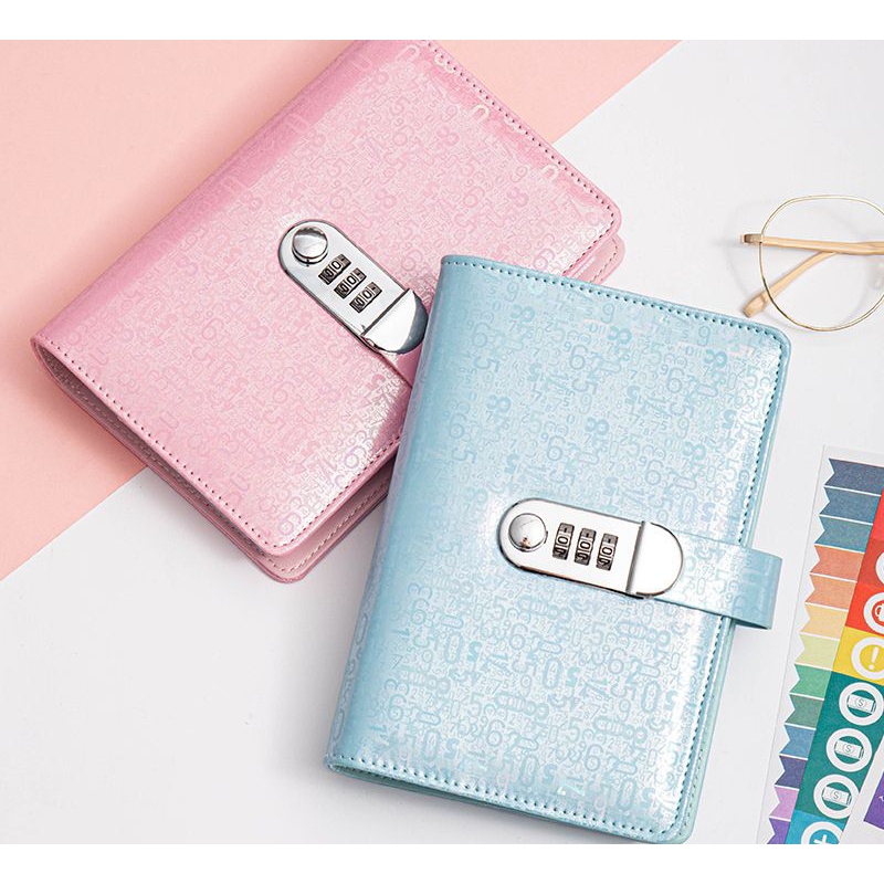 Jual Binder Budgeting Aesthetic Motif Hologram Numerik Angka Pengunci ...