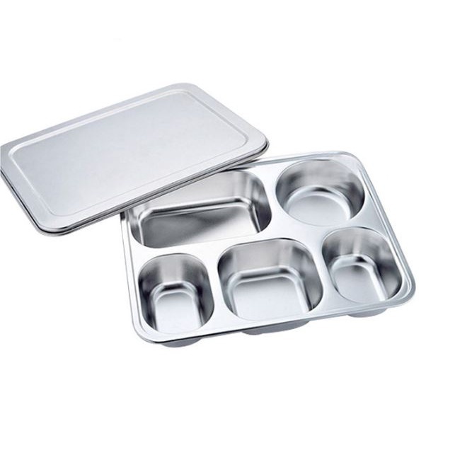 Jual Piring Saji Food Tray Stainless Tebal Piring Nampan Stainless ...