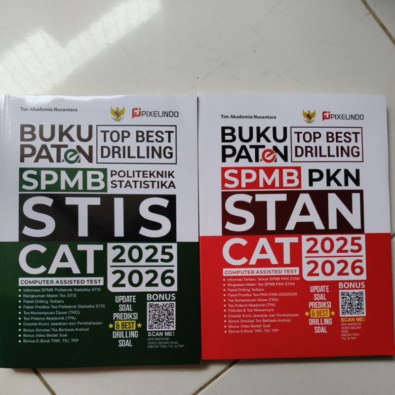 Jual buku paten top best drilling spmb politeknik statistika stis pkn ...