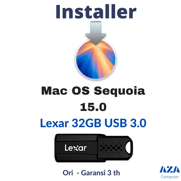 Jual USB Lexar - Installer Mac OS Bootable - Sequoia 15.0 | Shopee Indonesia