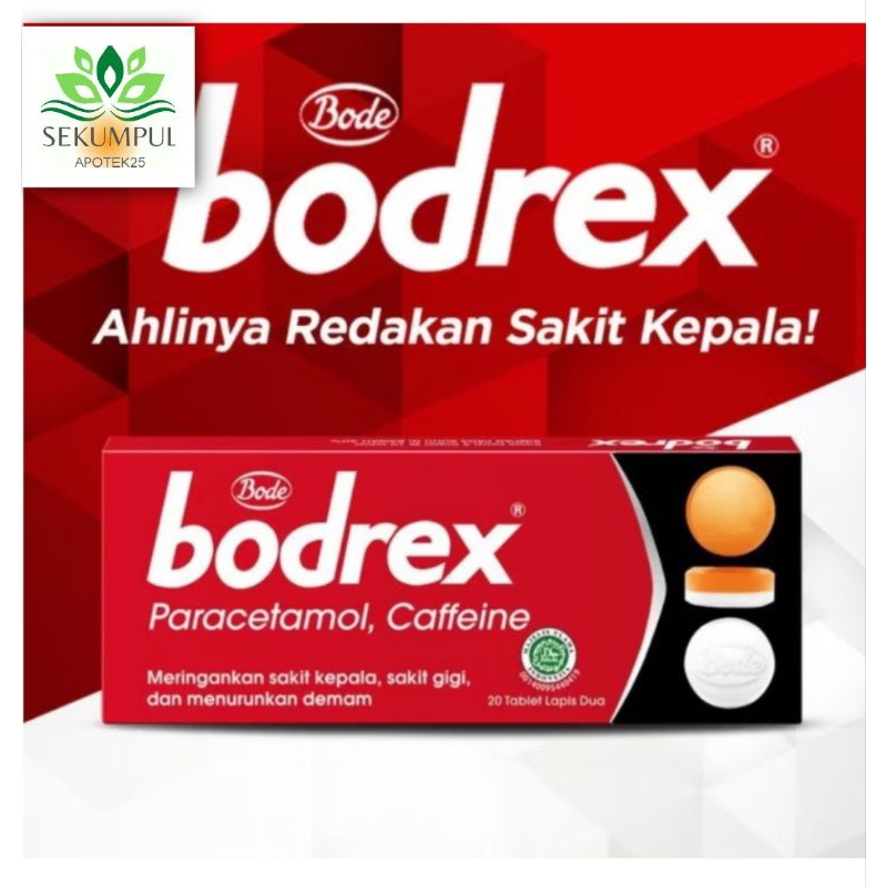 Jual Bodrex/obat sakit kepala 2 Blister @ 10 Tablet (SA) | Shopee Indonesia
