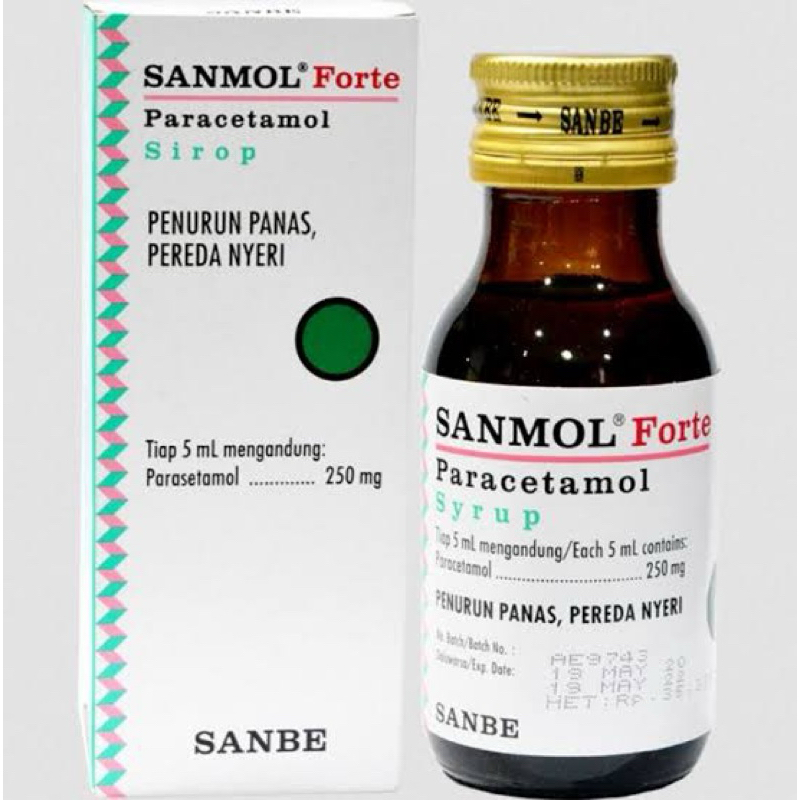 Jual Sanmol Forte Paracetamol Syrup | Shopee Indonesia