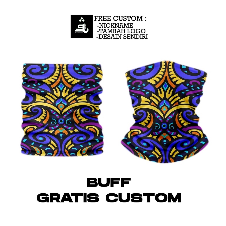 Jual BUFF CUSTOM MASKER ART 6 SUBLIME 3D TERBARU 2025 | Shopee Indonesia