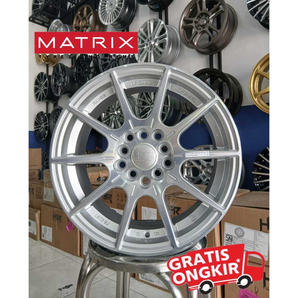 Jual VELG MOBIL RING 15*6,5 HOLE 10X100-114,3 VELG RACING HSR TYPE RAI S2 | Shopee Indonesia