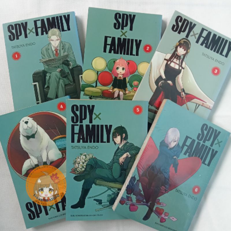 Jual Komik Set Spy X Family vol.1-6 (Tatsuya Endo) | Shopee Indonesia