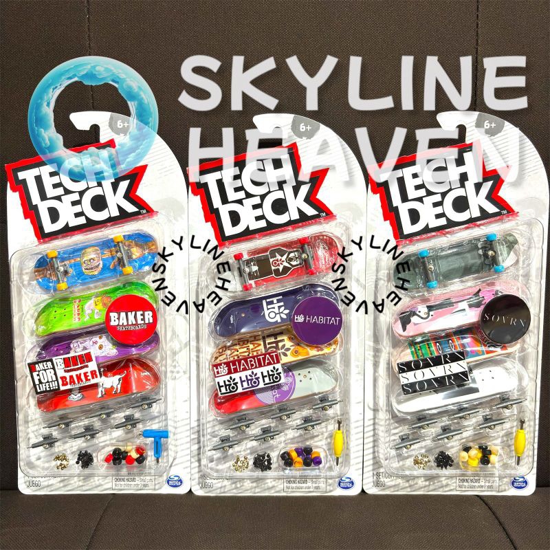 Jual TECH DECK Ultra Deluxe 4 Pack Ultra DLX 4 - Spin Master TECHDECK Fingerboard Skateboard ...