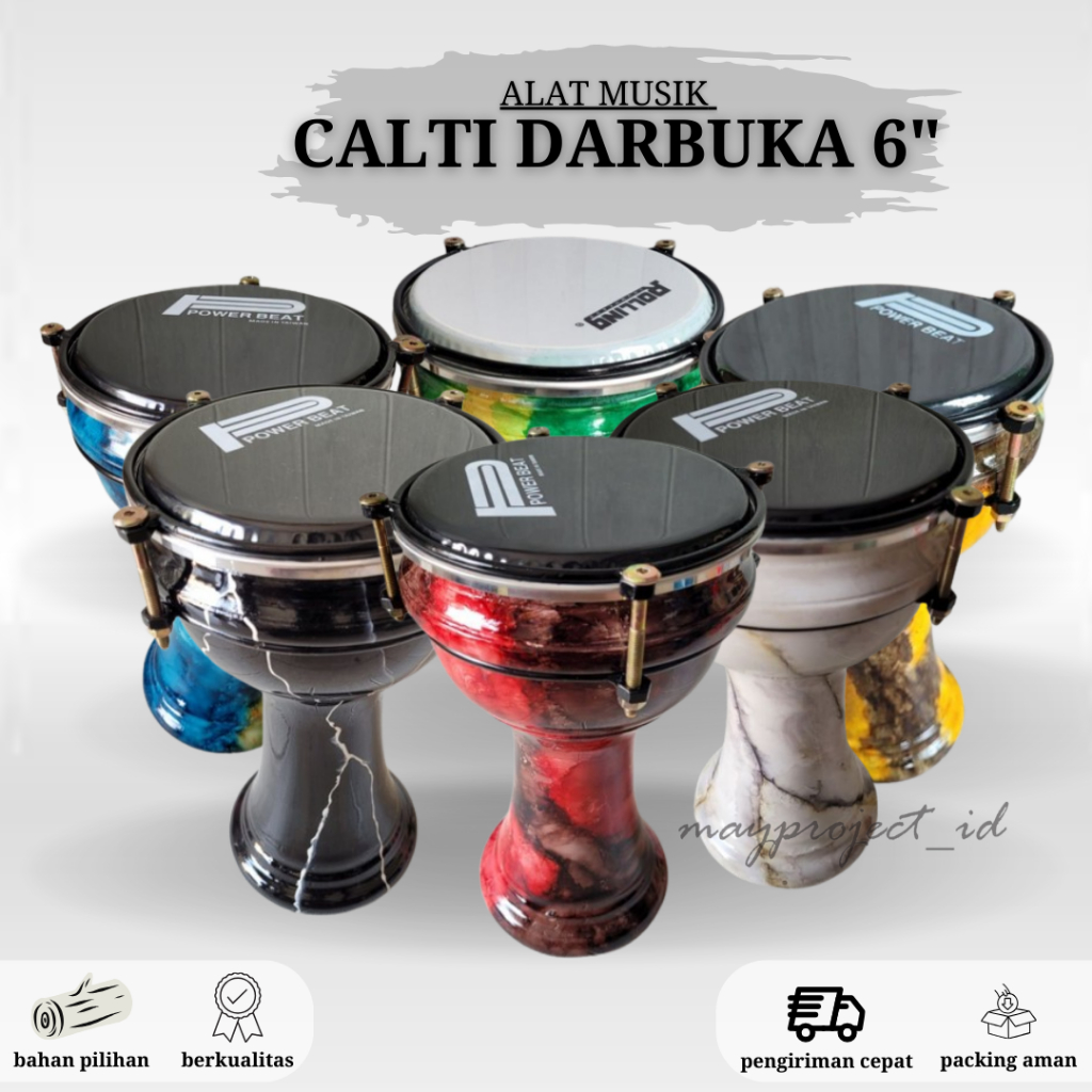 Jual Darbuka Calti 6 Inch Alat Musik Banjari Darbuka Calti Power Beat ...
