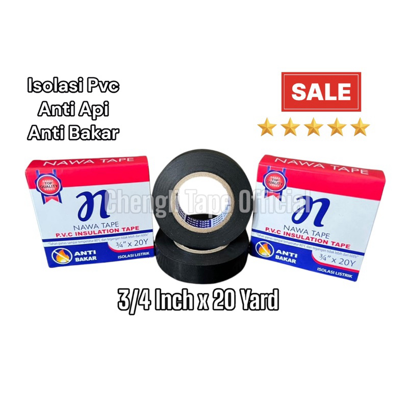 Jual ISOLASI LISTRIK 20Y | LAKBAN PVC INSULATION | LAKBAN LISTRIK NITTO ...