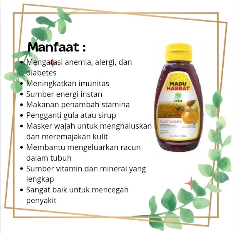 Jual Madu Habbat HPAI-HNI | Shopee Indonesia