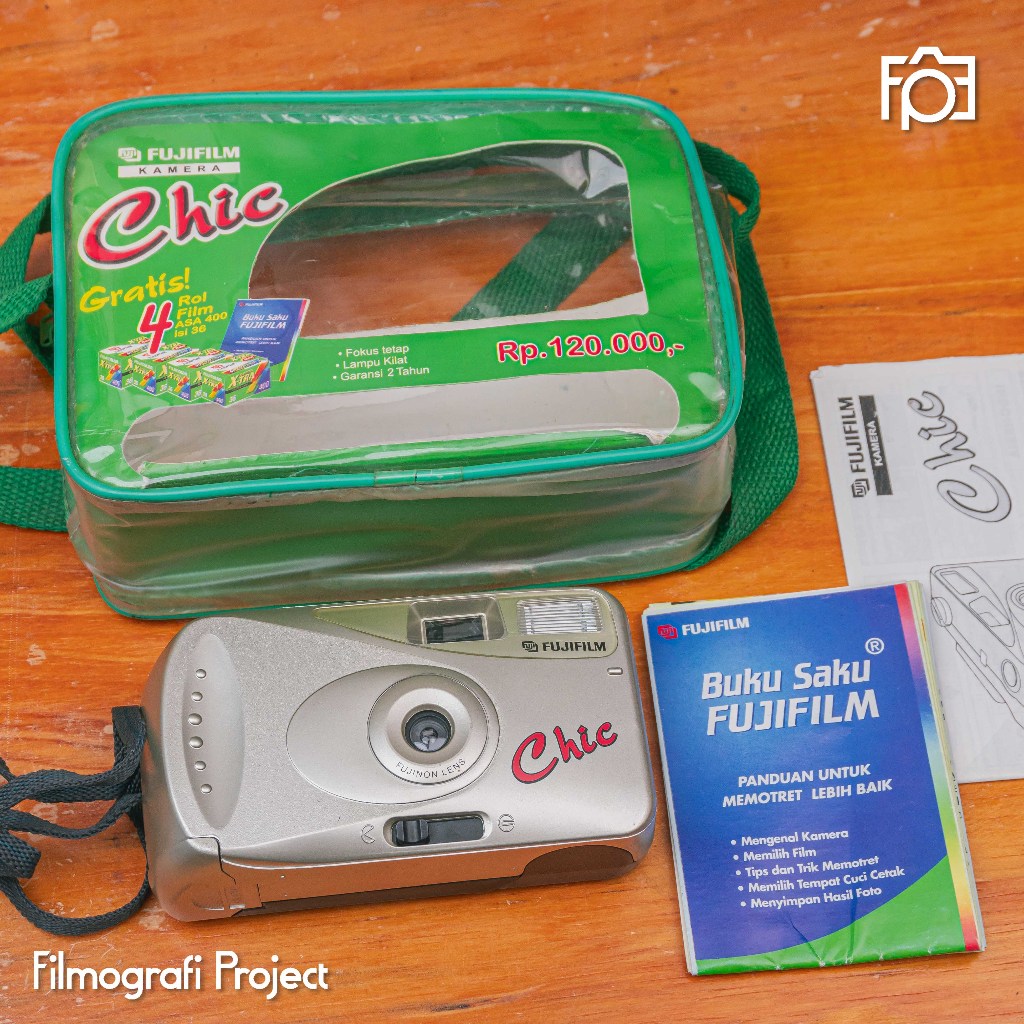 Jual Fujifilm Chic - Kamera Pocket Point & Shoot Analog 35mm | Shopee Indonesia