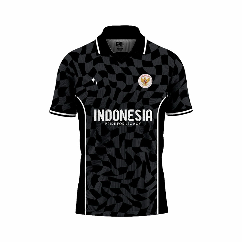 Jual JERSEY INDONESIA HITAM LIST PUTIH | Shopee Indonesia