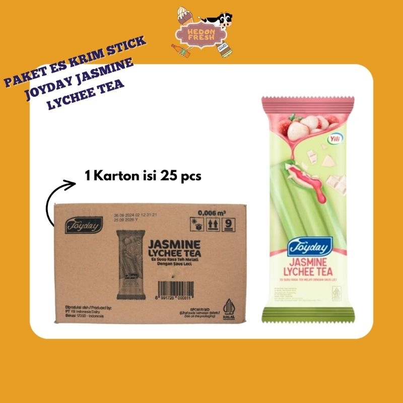 Jual Paket Es Krim Stick Joyday Jasmine Lychee Tea | Shopee Indonesia
