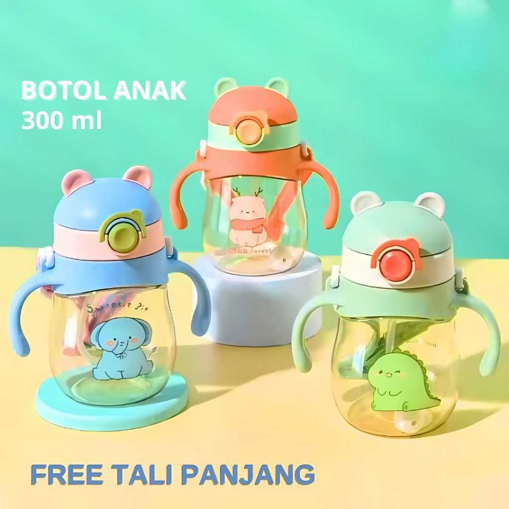 Jual Botol Minum Bayi Anak 300ml Lucu Botol Minum Baby 9902 | Shopee Indonesia