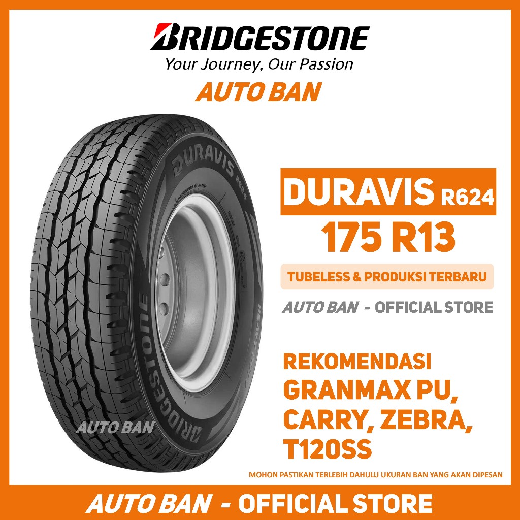 Jual Ban Bridgestone Duravis R624 175 R13 Ban Mobil Granmax Grandmax ...