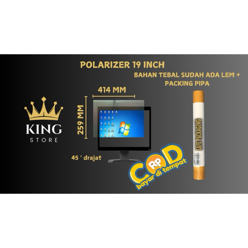 Jual Polarizer polaris 19 inch for monitor | Shopee Indonesia