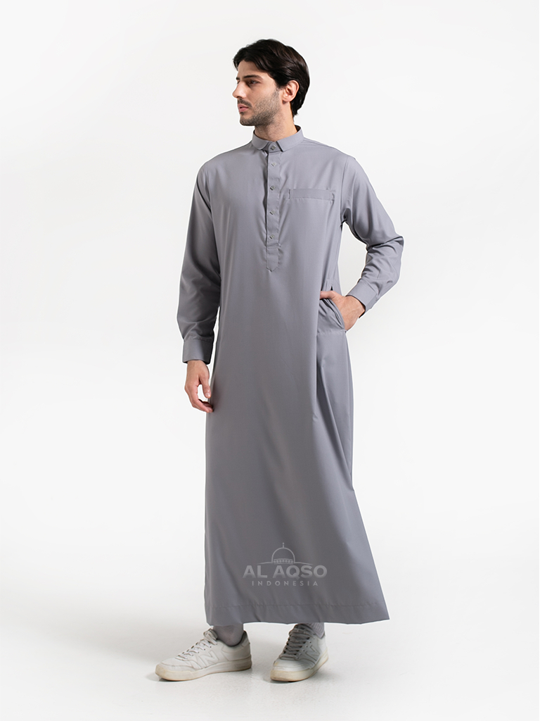 Jual Al Aqso | Tencel Jubah Reguler Thobe Gamis Pria Muslim Dewasa ...
