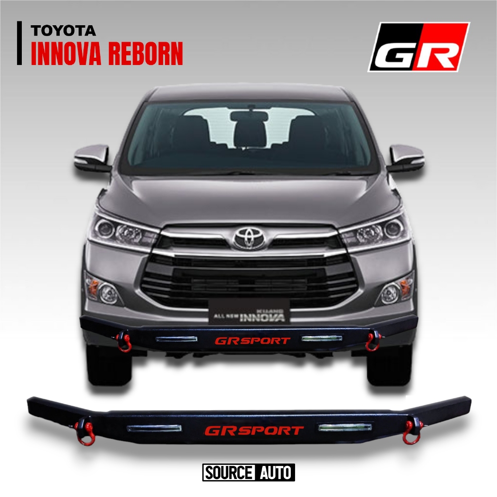 Jual FRONT BUMPER GUARD TANDUK GR SPORT NEW DESIGN - INNOVA REBORN ...