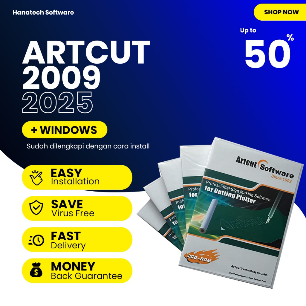 Jual Software Desain Grafis: Artcut 2009 + Video Cara Install | Shopee ...