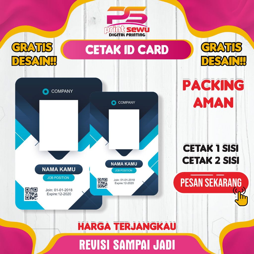 Jual CETAK KARTU NAMA | PVC PREMIUM KARTU MEMBER | CETAK KARTU ANGGOTA ...