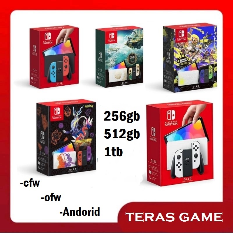 Jual Nintendo Switch Oled Model CFW 512GB Full Game | Shopee Indonesia