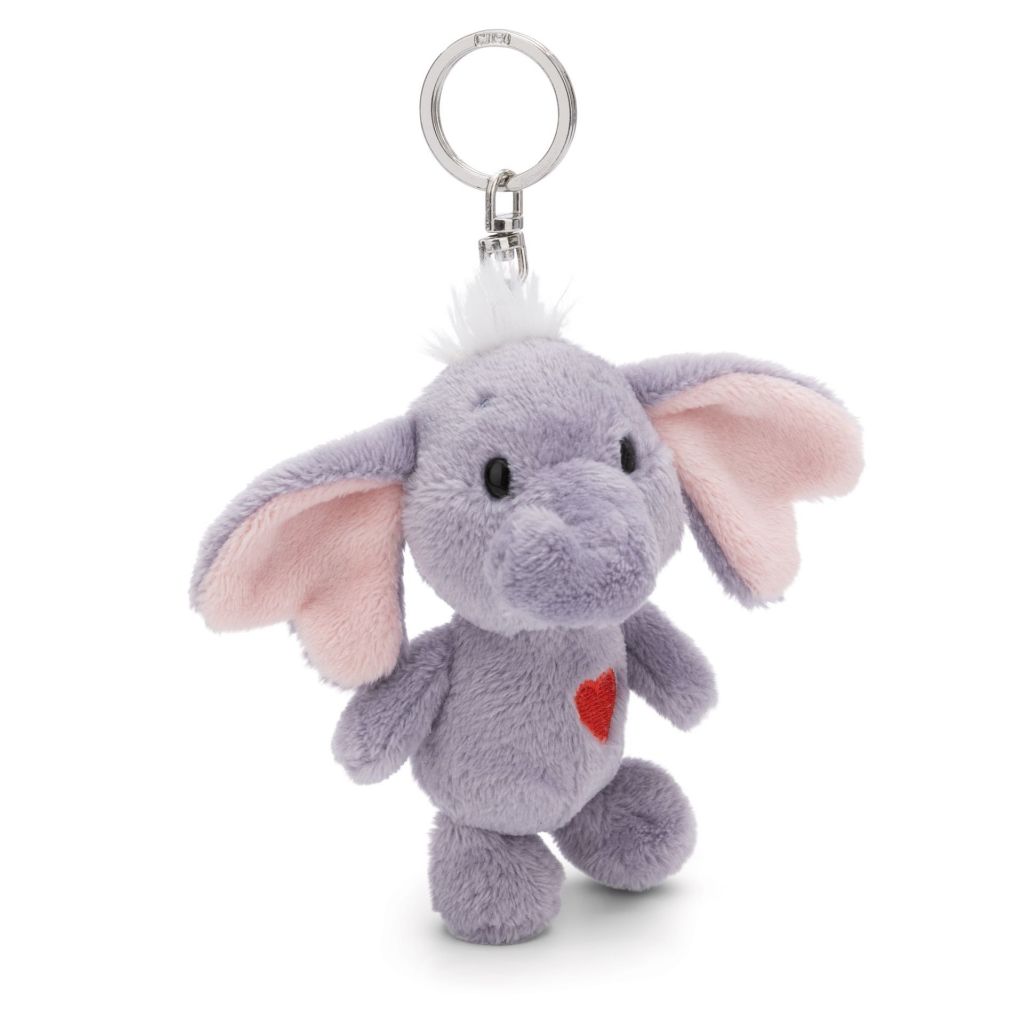 Jual Nici - Keychain Love Elephant Dark Grey 10cm Gantungan Kunci Lucu ...