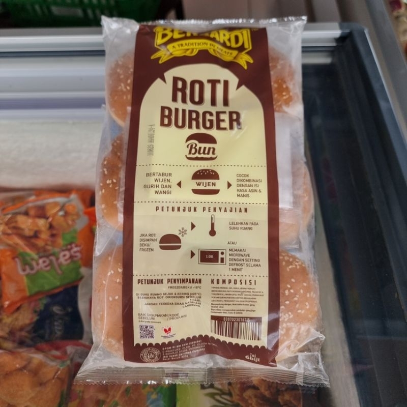 Jual Bernardi Roti Burger Bun isi 6pcs | Shopee Indonesia