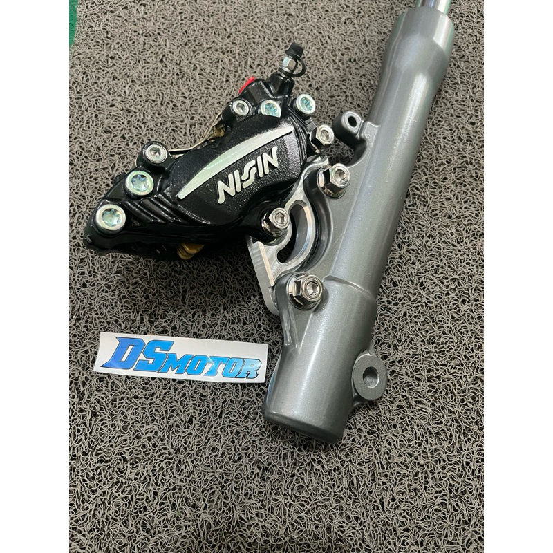 Jual kaliper MODEL NISSIN SAMURAI 4P 4Piston hitam SET BREKET PNP UNTUK YAMAHA 125Z Y125Z KYB ...