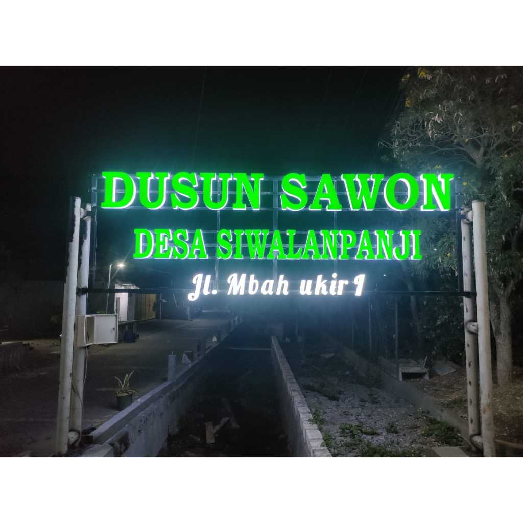 Jual Jual Huruf Timbul Akrilik led Letter Timbul Outdoor Signage 3D ...