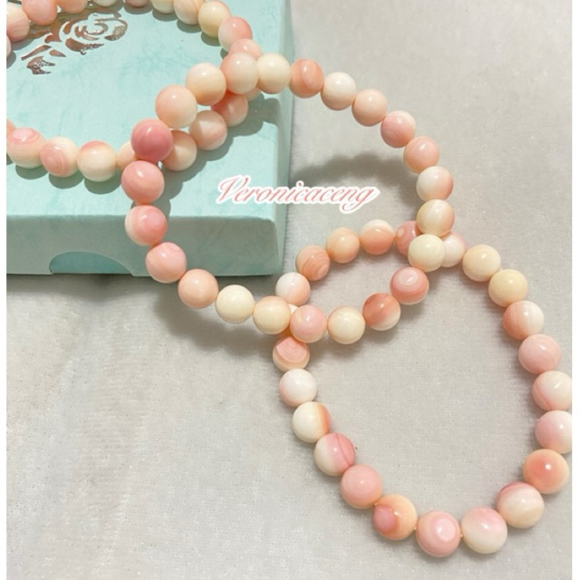 Jual GELANG KERANG PINK PREMIUM SUPER MULUS GELANG KULIT KERANG ASLI ...