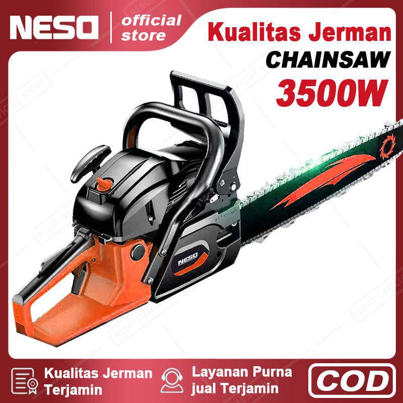 Jual NESO German Tool Mesin gergaji Mesin Potong Kayu（COD）62CC 20inch Chainsaw 2Tak Untuk Alat ...