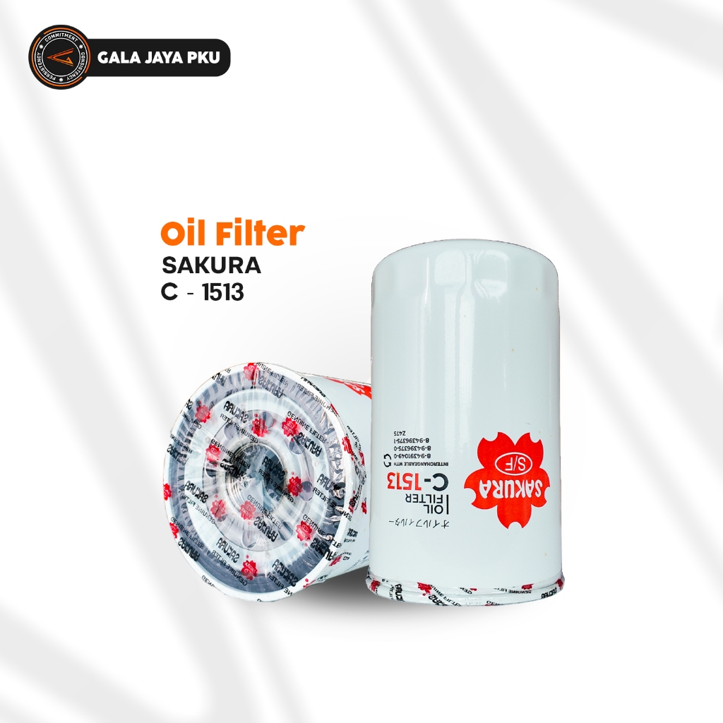 Jual Sakura | C-1513 | Oil Filter | Filter Oli | Sparepart | Alat Berat ...