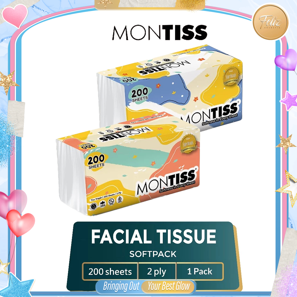 Jual * FELIZ * MONTISS Facial Tissue 200 Sheets 2 Ply | Shopee Indonesia