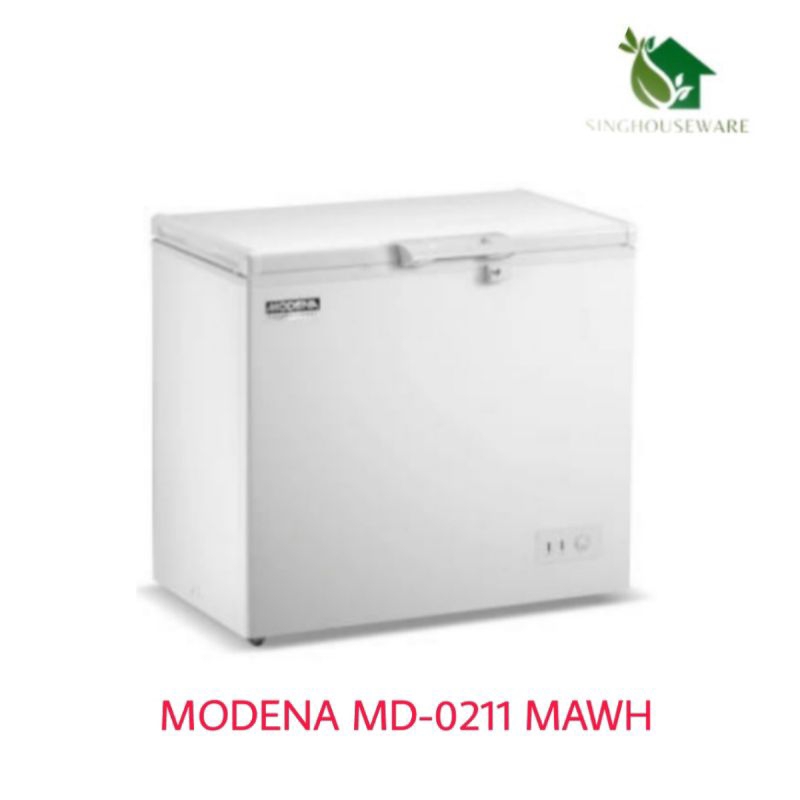 Jual Modena Chest Freezer 210L MD-0211 MAWH | Shopee Indonesia
