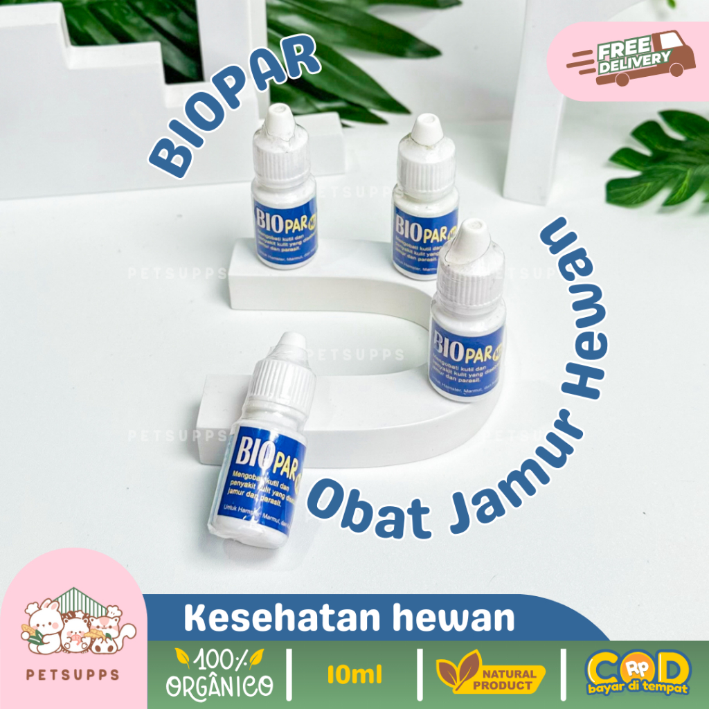 Jual Biopar | Obat Jamur Scabies Penyakit Kulit Hewan 10ml | Shopee Indonesia