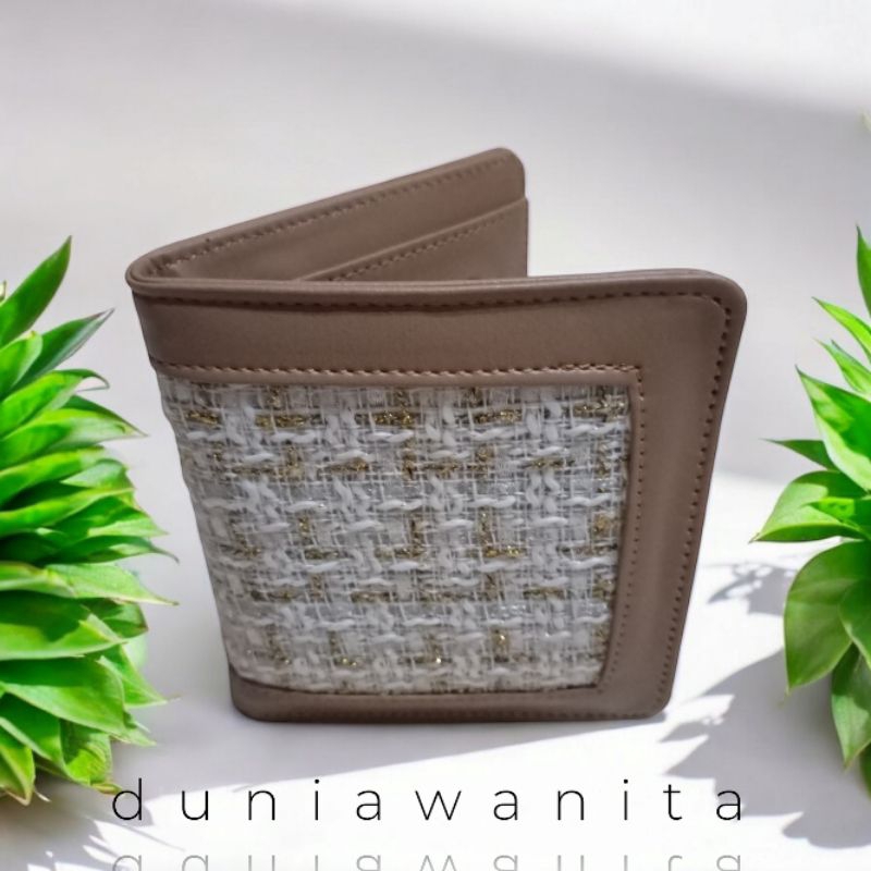 Jual Dompet Wanita Model Rajut Viral Warna Putih | Shopee Indonesia
