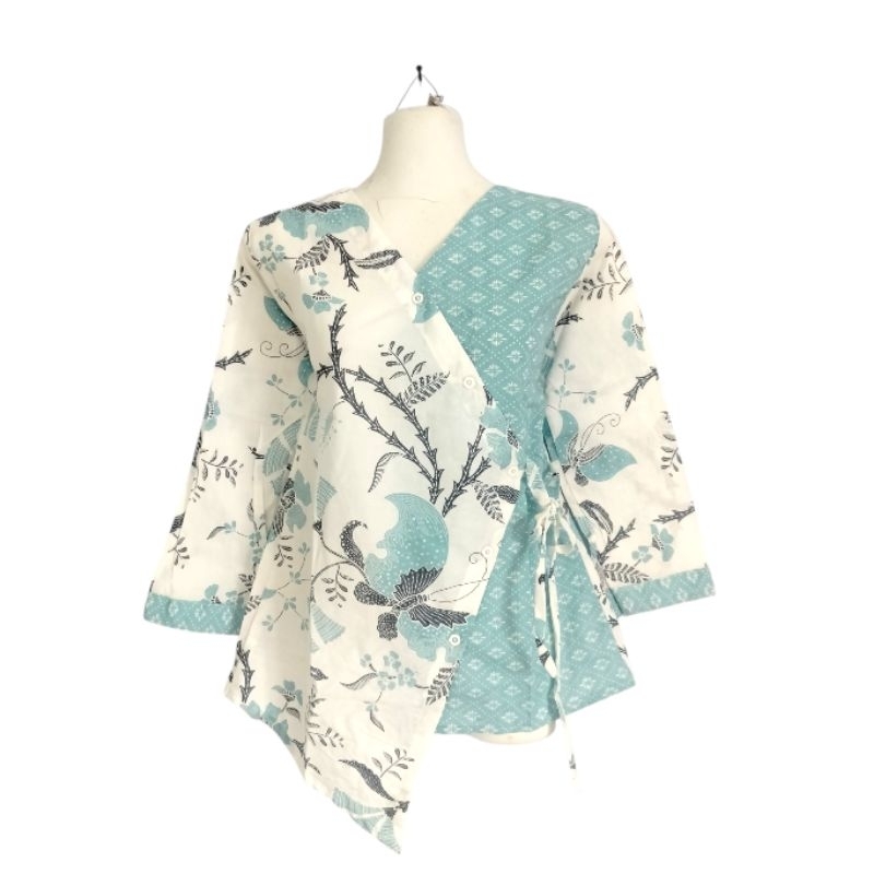 Jual Blouse Batik Tali Bunga | Shopee Indonesia