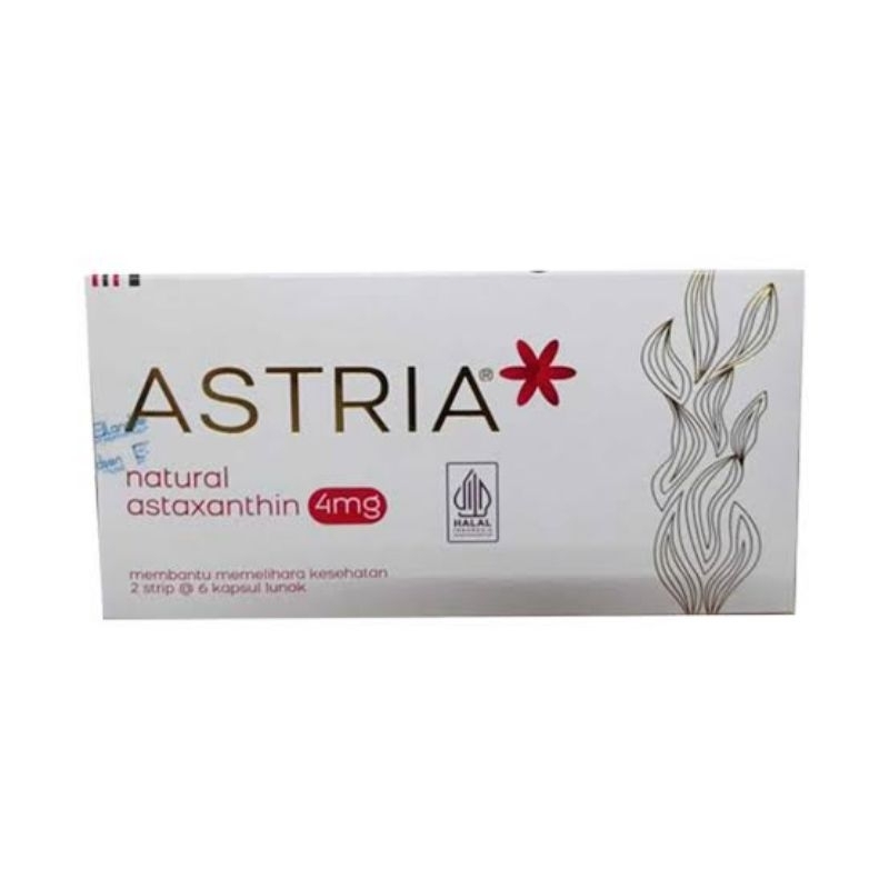 Jual Astria Astaxanthin 4 Mg 1 Box isi 12 Kapsul | Shopee Indonesia