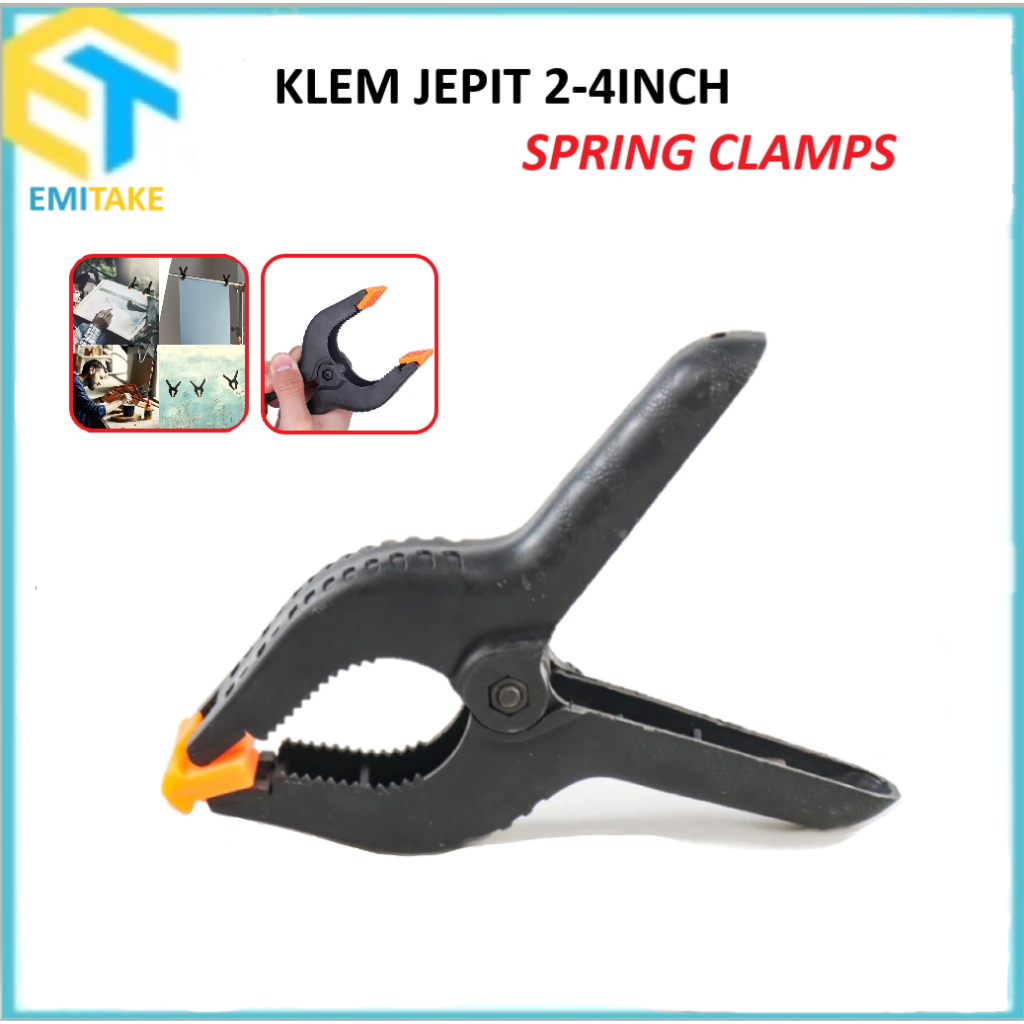 Jual Spring Clamp Klip Jepit Backdrop Studio Klem Jepit Kayu Jemuran HP ...