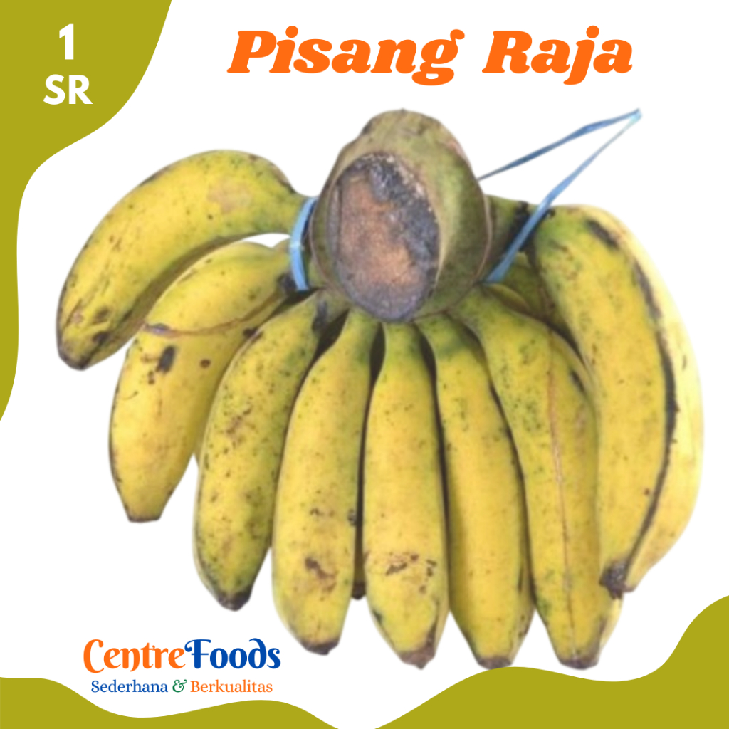 Jual PISANG Raja - Buah Pisang Raja Kuning Fresh | 1 Sisir [ Harga Per SISIR ] | Shopee Indonesia