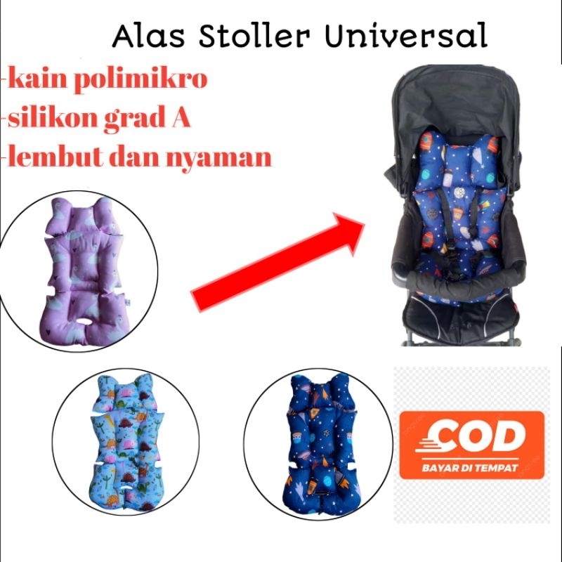 Jual Allas Stroller Universal 4in1 / Bantal stroller bayi | Shopee ...