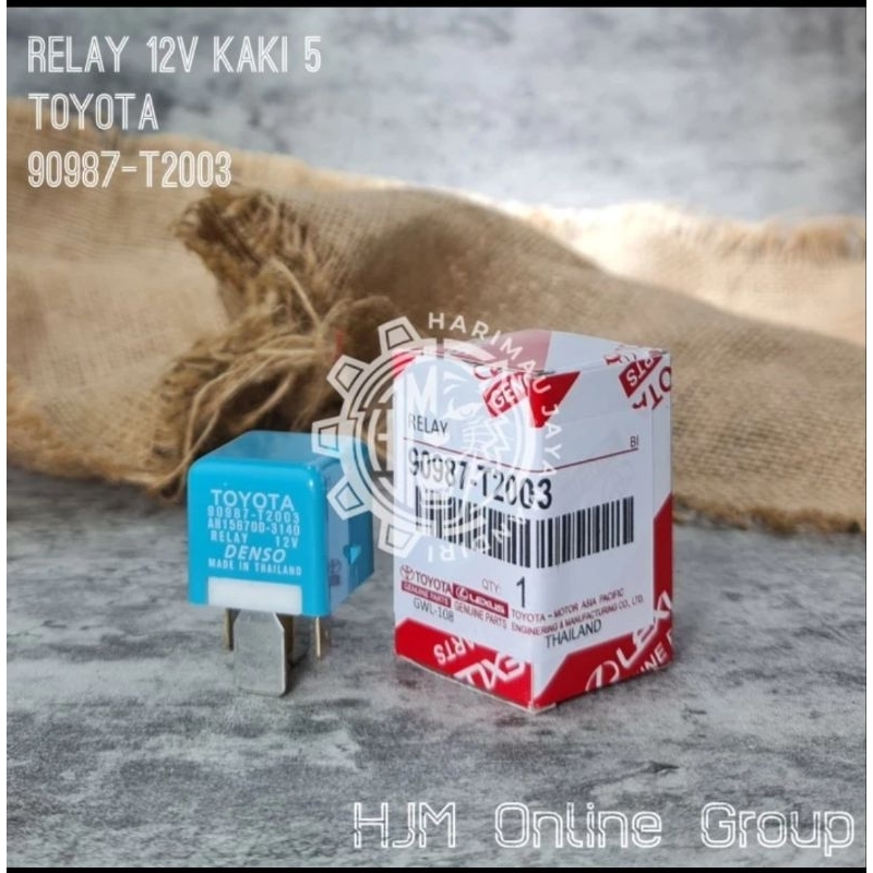 Jual RELAY 12V KAKI 5 TOYOTA INNOVA / AVANZA / FORTUNER / YARIS / HILUX ...