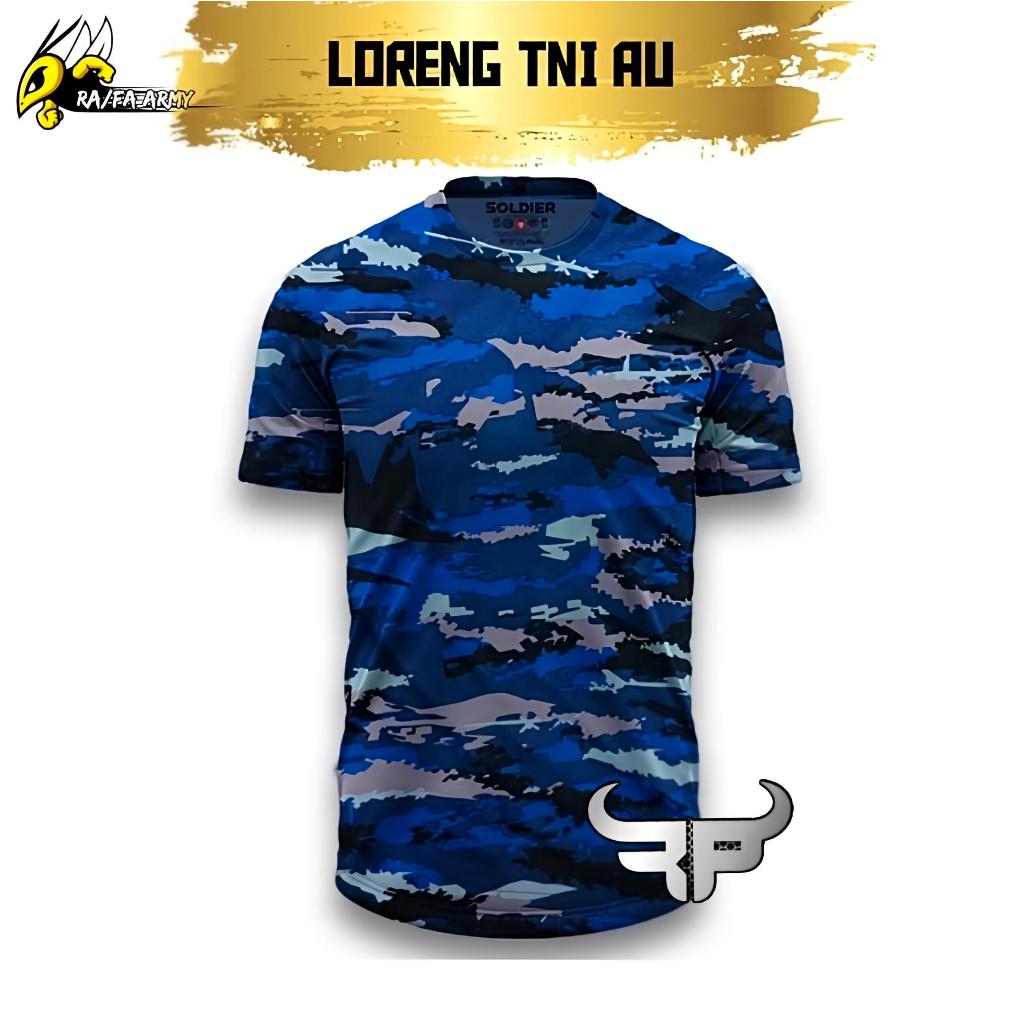 Jual Baju Tentara Kaos Loreng Army Kaos Loreng Dryfit TNI AU | Shopee ...