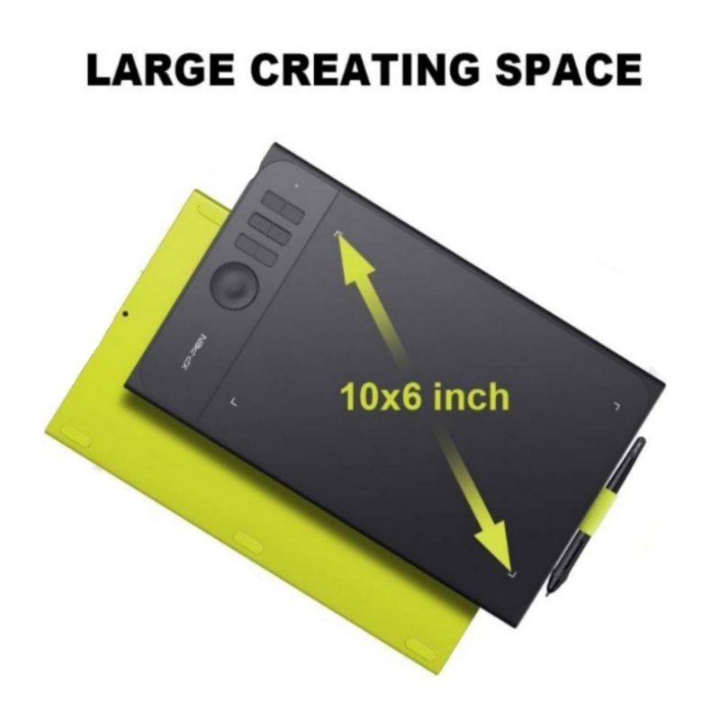 Jual Graphic Tablet XP-PEN Star06C Large Drawing Tablet - Green ...
