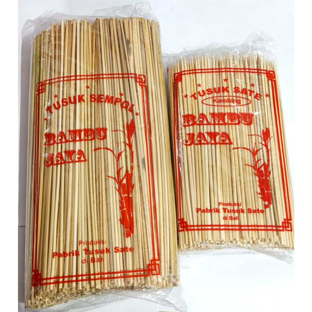 Jual Bamboe Stick/Tangkai Bunga/Tusuk Sate 500gram/Tusuk Sate Bambu BPJ ...