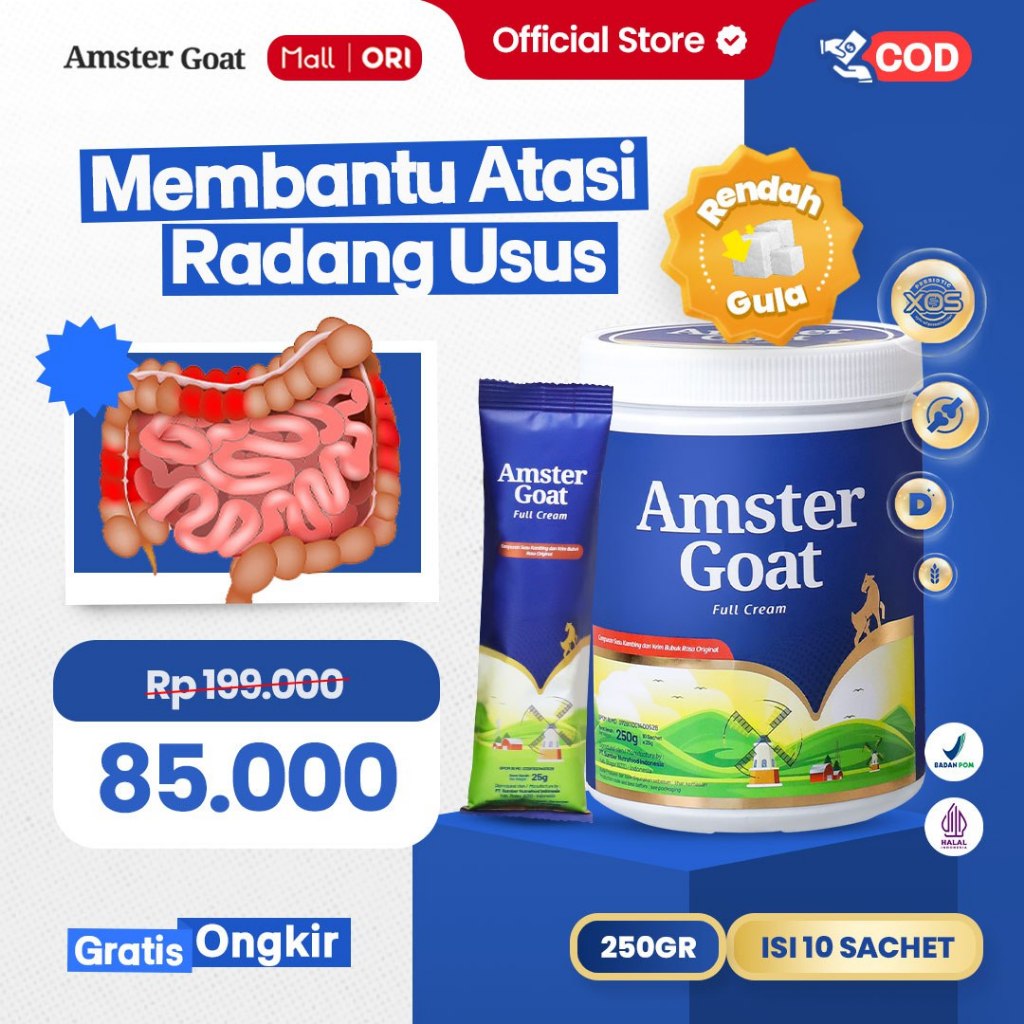 Jual AMSTER GOAT - Susu Kambing Amstergoat Membantu Atasi Radang Usus ...
