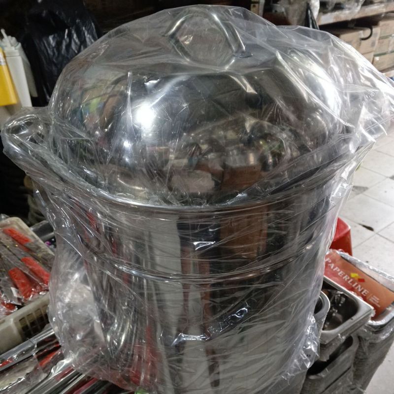 Jual panci baso stainless tebal Supra 30Qt ukuran 35cm | Shopee Indonesia