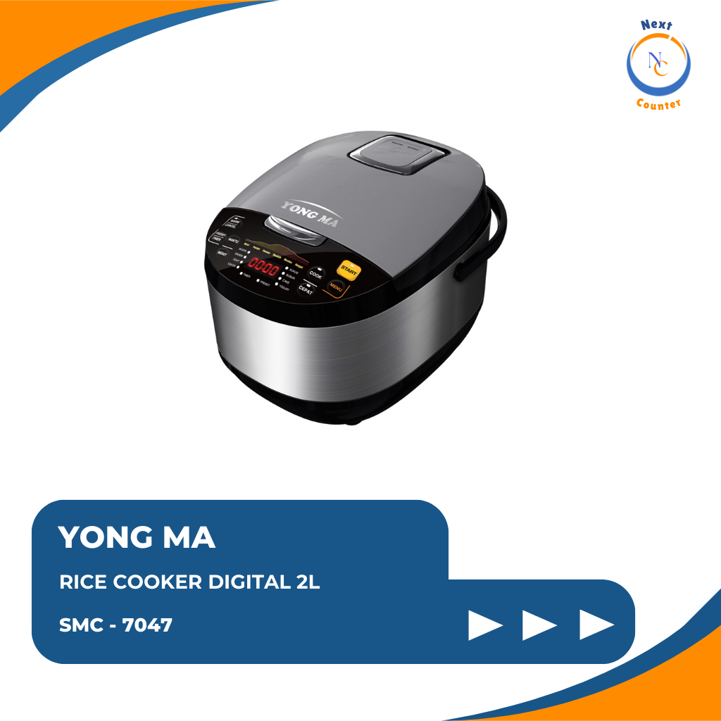 Jual YONG MA RICE COOKER DIGITAL UKURAN 2 LITER SMC 7047 | Shopee Indonesia